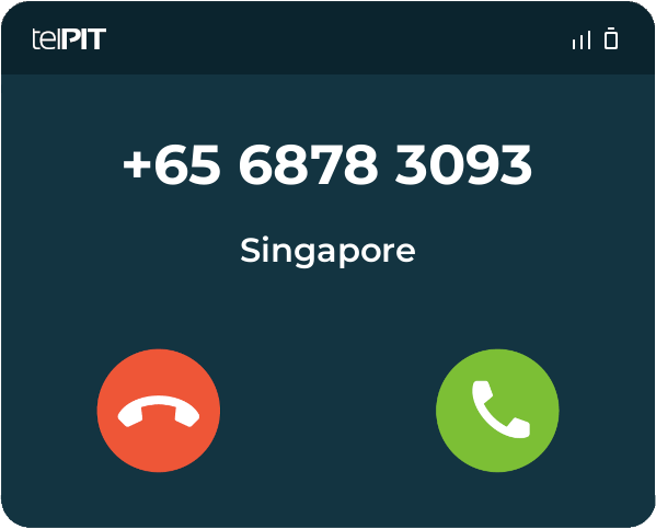 Who is 68783093 / 6878 3093 from Singapore - telPIT